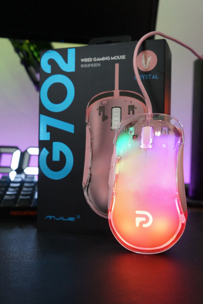 CHUỘT CRYSTAL G702 HỒNG