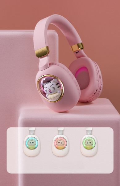 TAI NGHE BLUTOOTH MICSHON GLASS CAT MSB4 XANH NGỌC