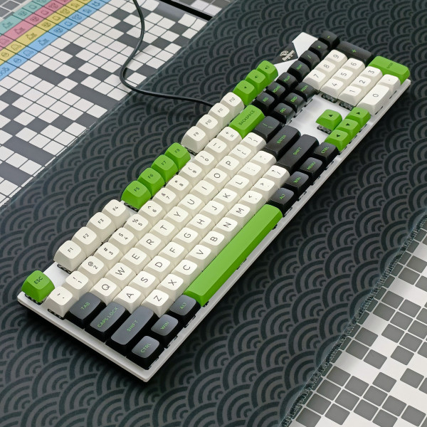 BỘ KEYCAP AKKO PANDA (PBT DOUBLE SHOT/MDA PROFILE/227 NÚT)