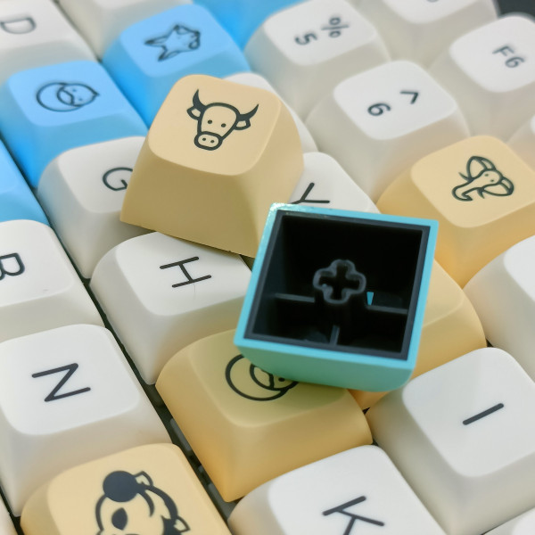 BỘ KEYCAP AKKO PANDA (PBT DOUBLE SHOT/MDA PROFILE/227 NÚT)