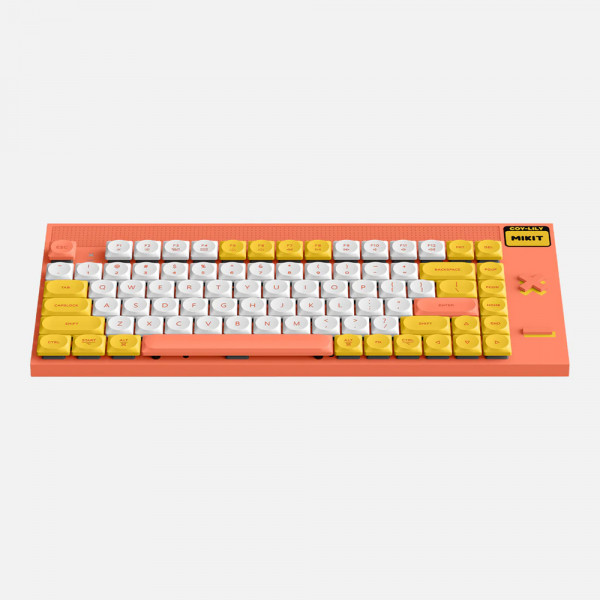 BÀN PHÍM CƠ MIKIT CL80 MARMALADE RGB TTC MINI GOLD PINK SWITCH