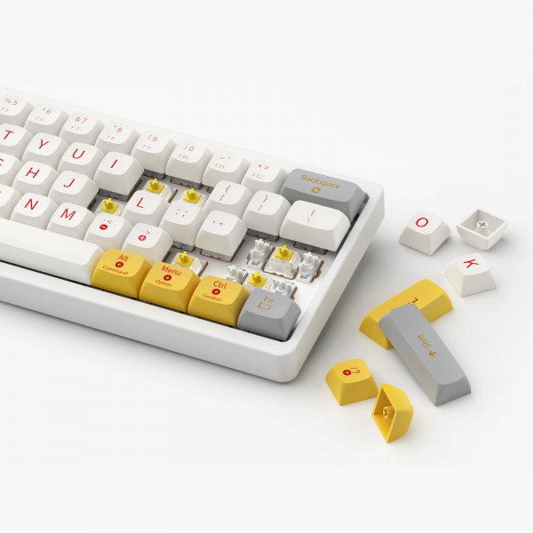 BÀN PHÍM CƠ CIDOO ABM641 DUAL MODE XÁM GATERON G PRO YELLOW SWITCH