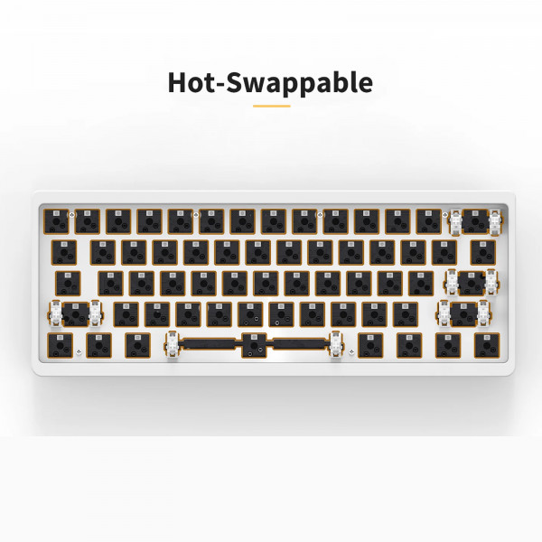 BÀN PHÍM CƠ CIDOO ABM641 DUAL MODE XÁM GATERON G PRO YELLOW SWITCH