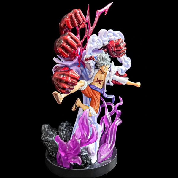 MÔ HÌNH LUFFY GEAR 5 RED PUNCH BATTLE FORM 33CM