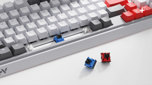 BÀN PHÍM CƠ RAPOO V750PRO-98 BLACK GREY GREEN SWITCH QUANG HỌC