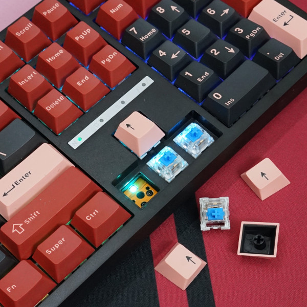 BÀN PHÍM CƠ READSON H108 ELEGANT BLACK SPADE BLUE SWITCH