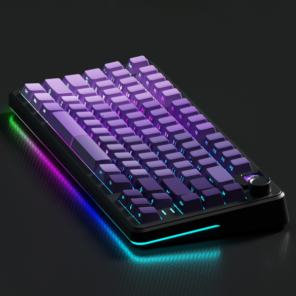 BÀN PHÍM CƠ WEIKAV WK75 MULTI MODES BLACKBERRY FLOWING CLOUD SWITCH