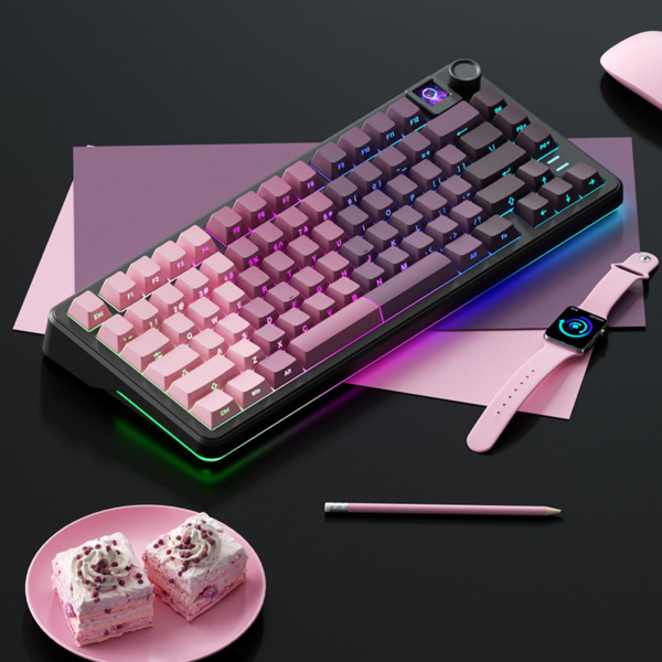 BÀN PHÍM CƠ WEIKAV WK75 MULTI MODES BLACKBERRY FLOWING CLOUD SWITCH