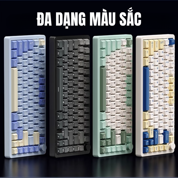 BÀN PHÍM CƠ MONKA A75 MAX POLAR DAY SNOW LEOPARD SWITCH