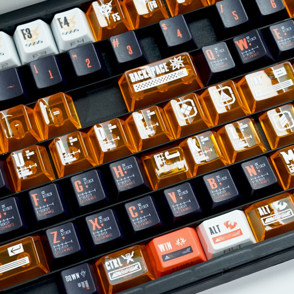 BỘ KEYCAP PC X PBT ENGRAVED WANDERING PLAN VERSION 1 (PBT/PC/OEM PROFILE/124 PHÍM)