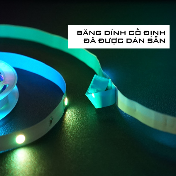BỘ DÂY LED DÁN ARGB KSDL11 (DÀI 10 MÉT/ARGB DIGITAL/APP ĐIỀU KHIỂN/USB 5V)