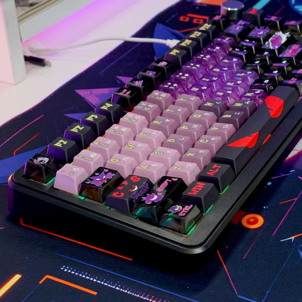 BÀN PHÍM CƠ ATTACK SHARK X85 PRO MULTI MODES PC X PBT ENGRAVED GENGAR ...