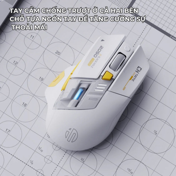 CHUỘT INPHIC A9 PRO MAX MULTI MODES 1KHz RGB ĐEN